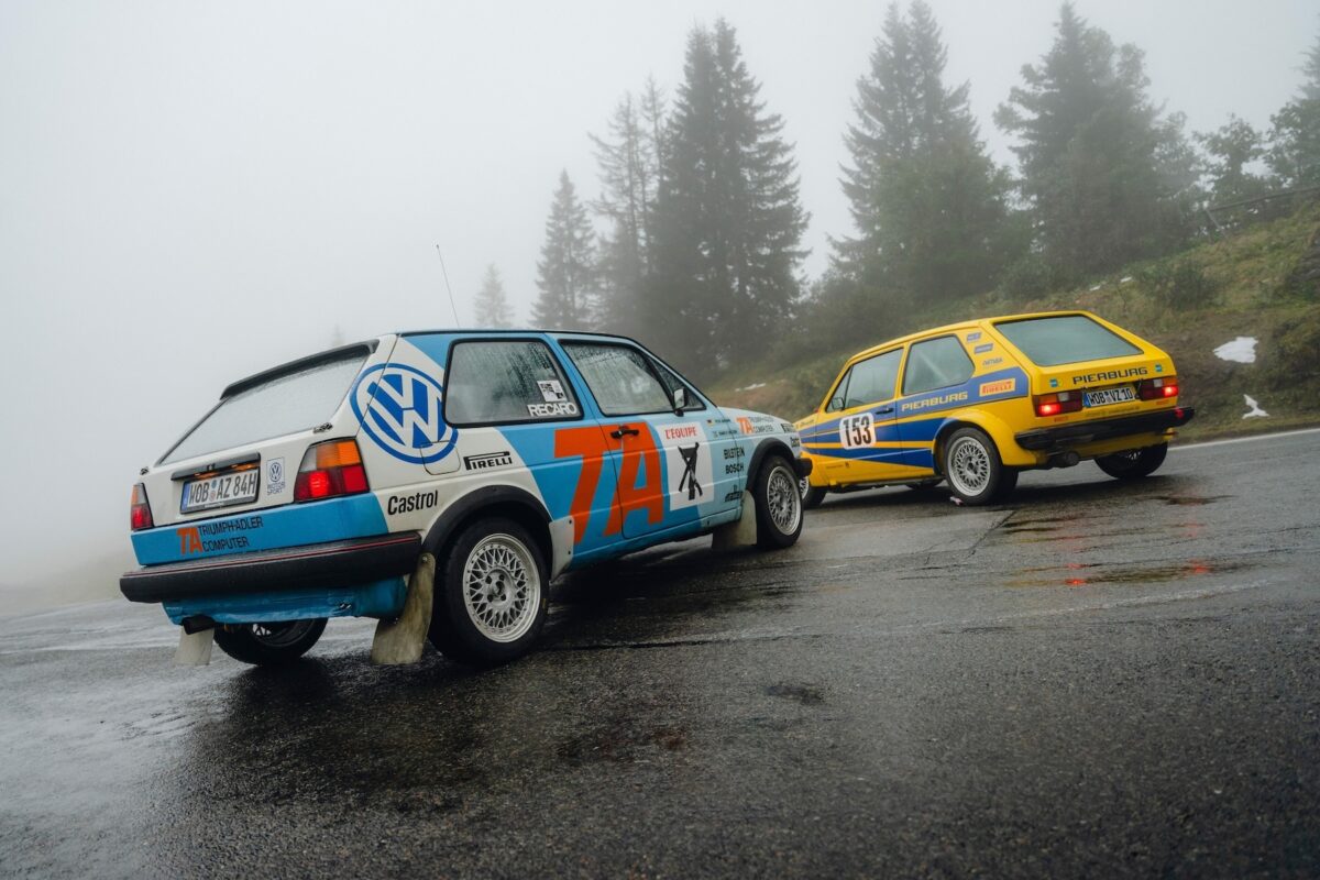 VW Golf I GTI Group 4 'Pierburg' (1980) & Golf II GTI Group A 'World ...